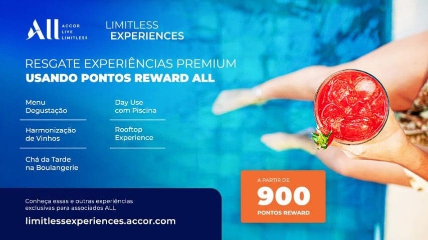 Accor lança resgate de experiências exclusivas em seu programa All